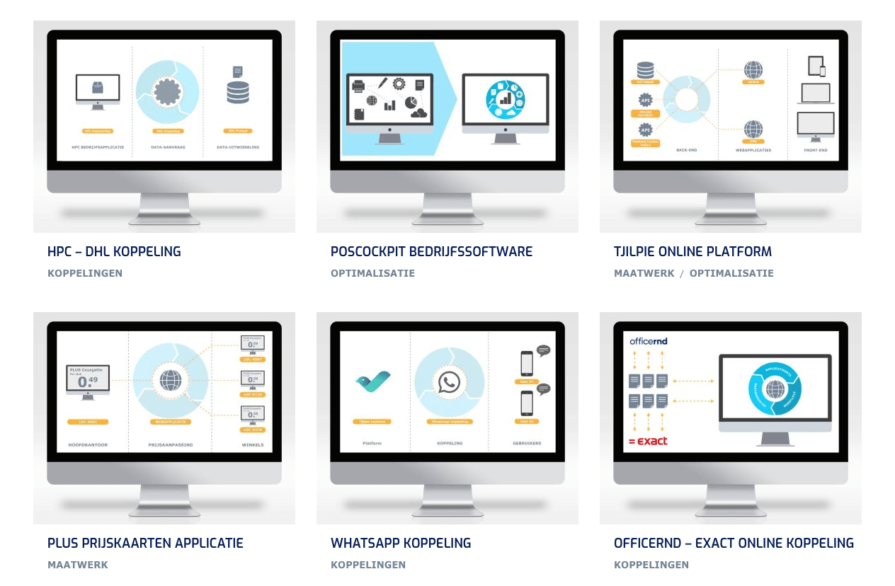 Voorbeeldprojecten - BrightFlow, bouwt betere bedrijfssoftware